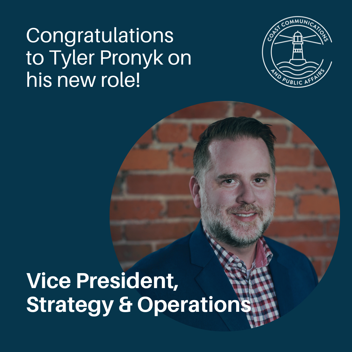 Tyler Pronyk promoted to Vice President, Strategy & Operations – Coast ...